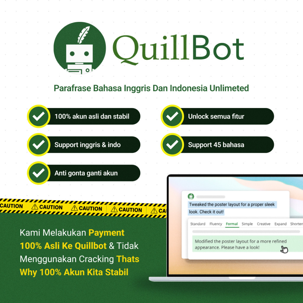 Jual Quillbot Premium lifetime bergaransi | Shopee Indonesia