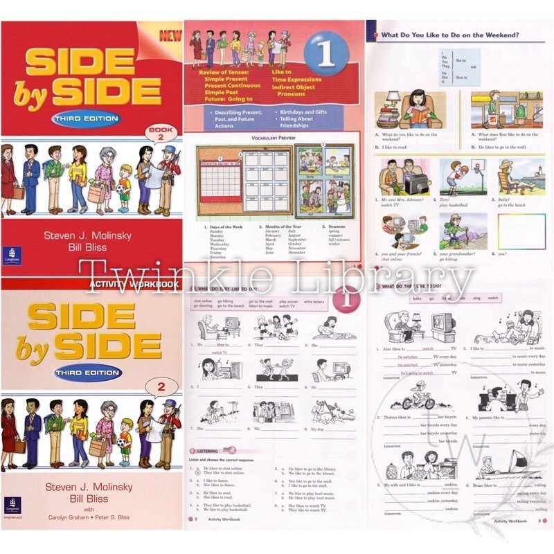 Jual BUKU FISIK Side by Side 1 2 3 4 Student’s Book / Activity Workbook ...