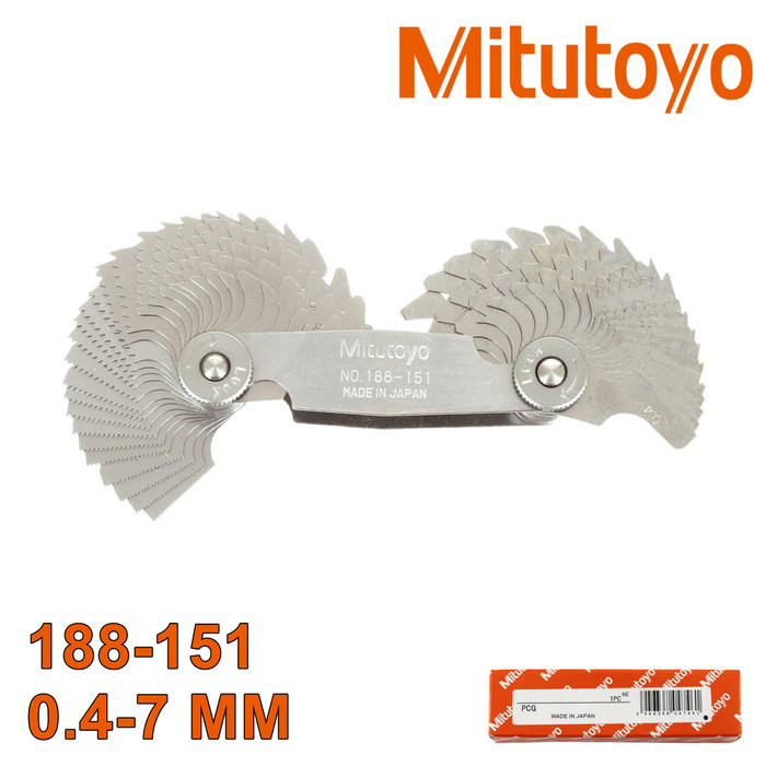 Jual Mal Drat Ulir 4-42 TPI MITUTOYO 188-151 Thread Gauge Pitch Alat ...
