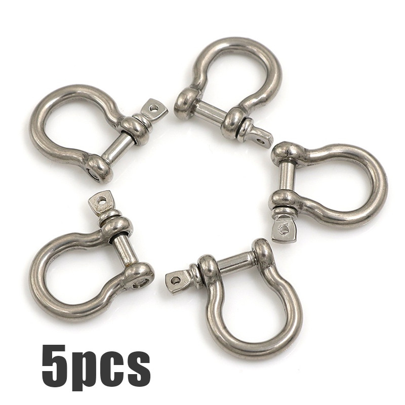 Jual 5pcs M4 304 Pin Sekrup Busur Shackle Sekrup Pin Bow Shackle Shakle ...