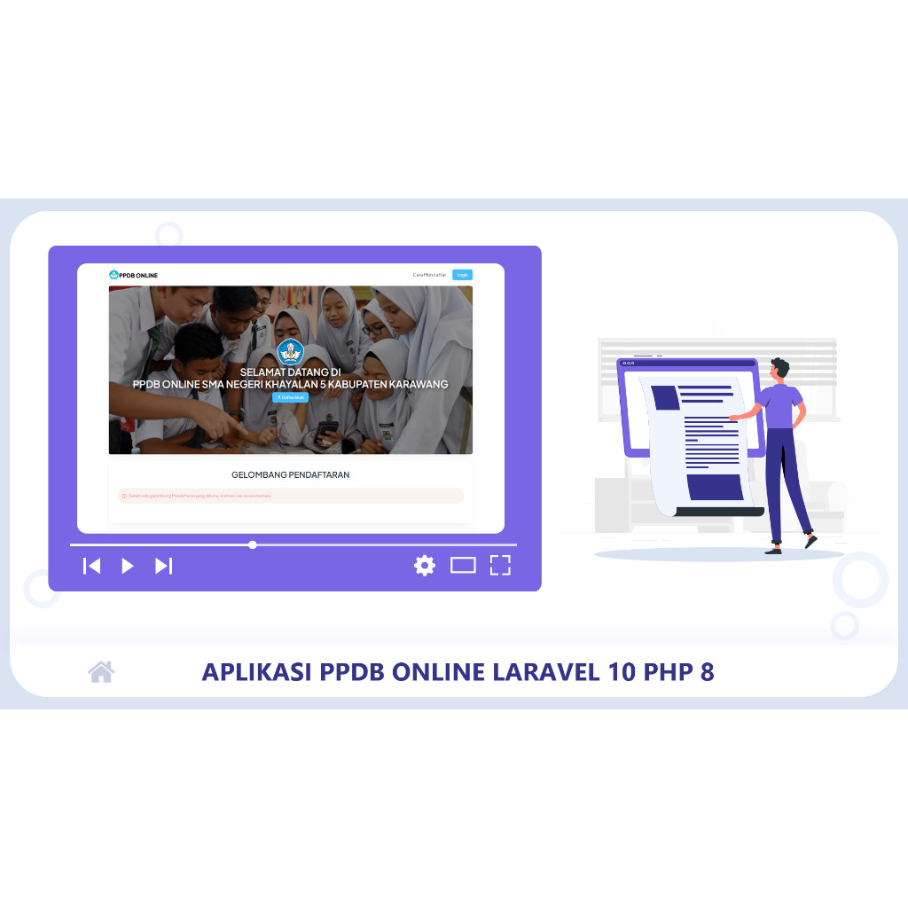 Jual Aplikasi PPDB ONLINE Berbasis Website Menggunakan PHP & Laravel 10 | Shopee Indonesia