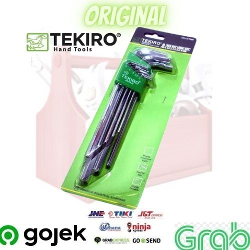 Jual TEKIRO Kunci L Set Panjang ( Long ) 8Pcs TEKIRO 2-10mm / HEX KEY ...