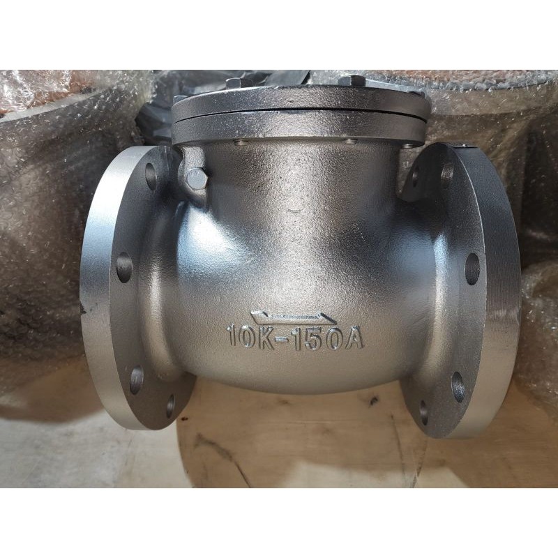 Jual SWING CHECK VALVE OKUMA JIS 10K CAST IRONSRT | Shopee Indonesia