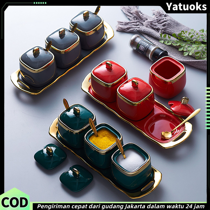 Jual Set Keramik Deluxe/Set Bumbu Keramik Phnom Penh Mewah /Toples ...
