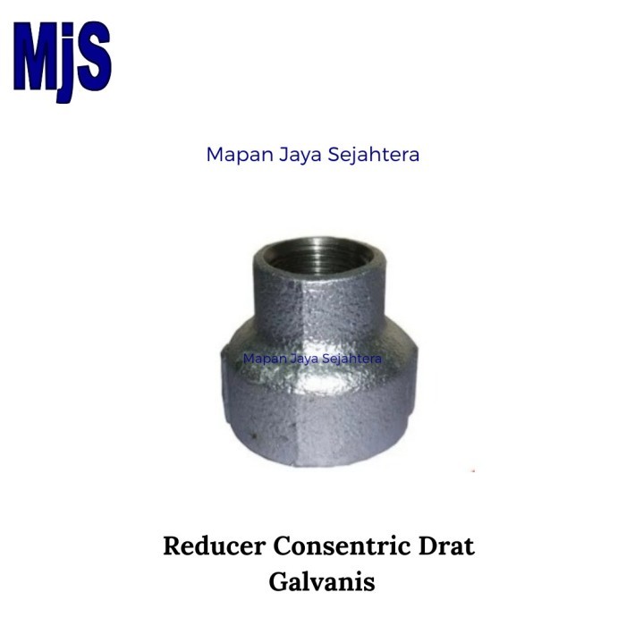 Jual Reducer Concentric Drat Dia. 1" x 1/2" Galvanis /Verloop Drat ...