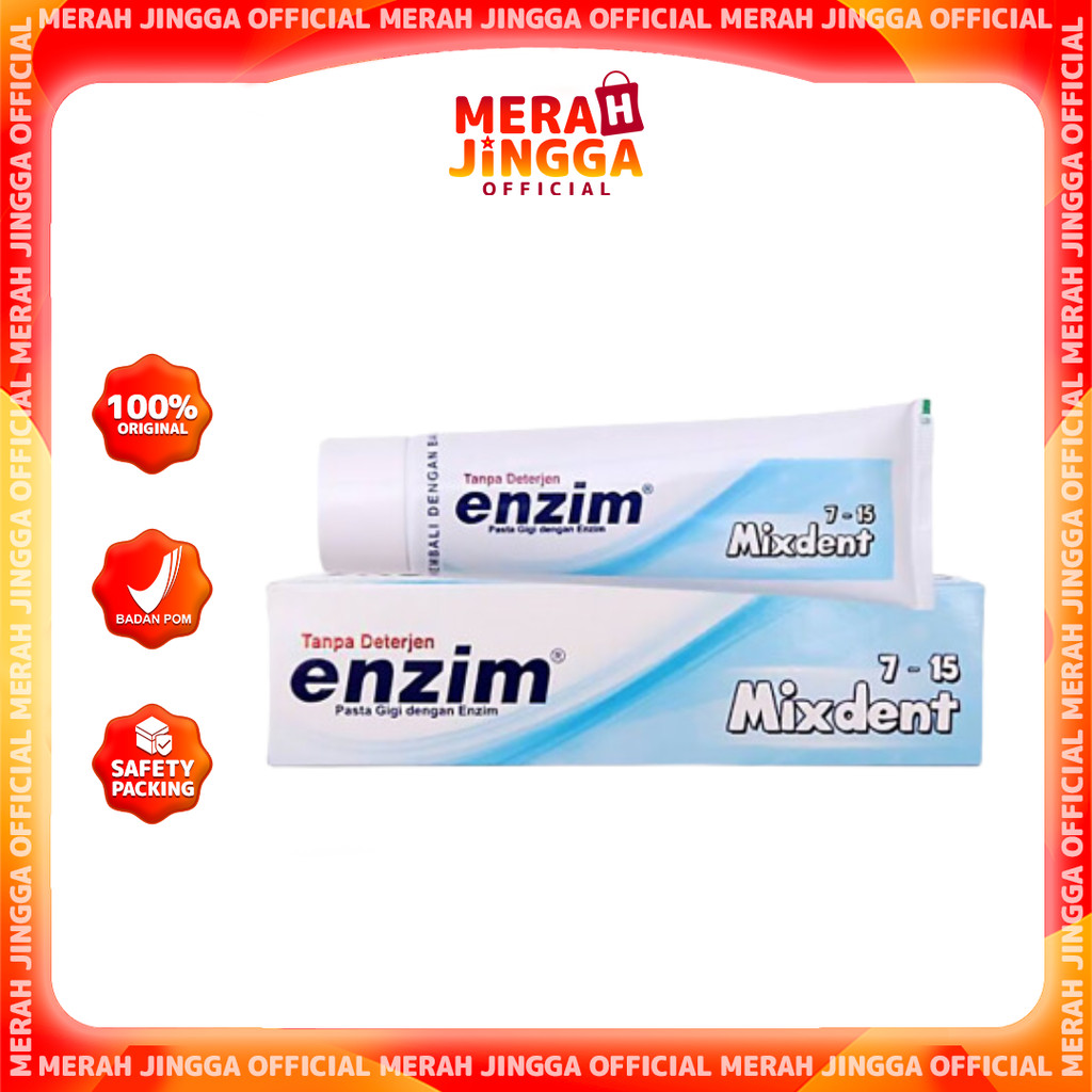 Jual Enzim Mixdent Pasta Gigi 93 gr | Merah Jingga Official | Shopee ...