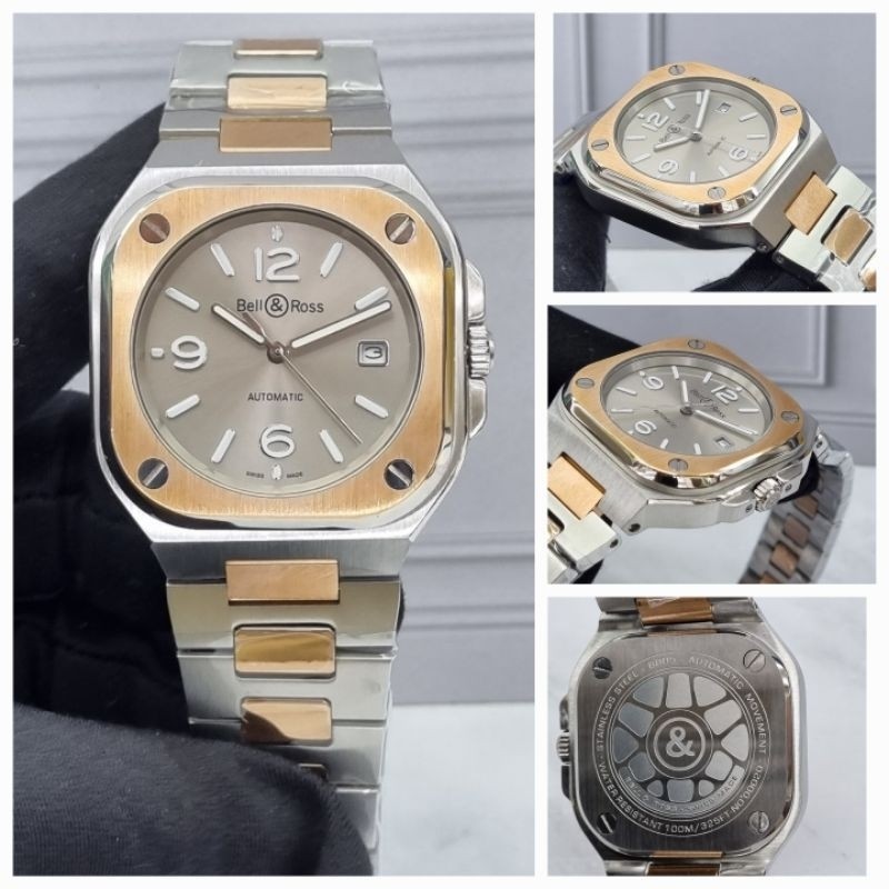 Jual BEL JAM TANGAN B3LL ROESE BR 05 COMBINASI RANTAI AUTOMATIC ...