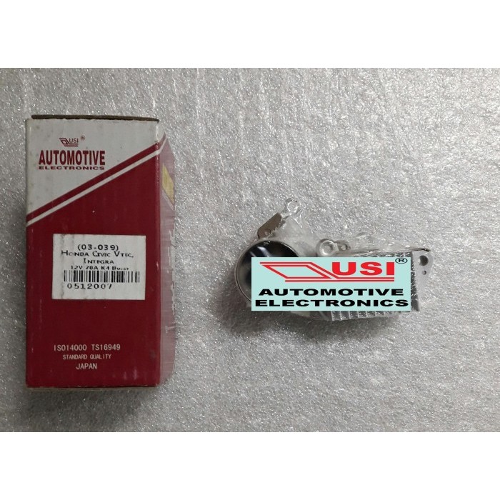 Jual IC Regulator USI Honda Civic Vtec/Integra 12V 70A K4 Bulat (12-007 ...