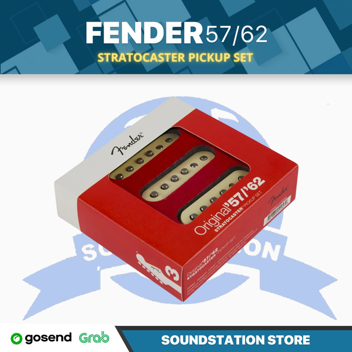 Jual Fender Original 57/62 Stratocaster Pickups, Set of 3 | Single Coil ...