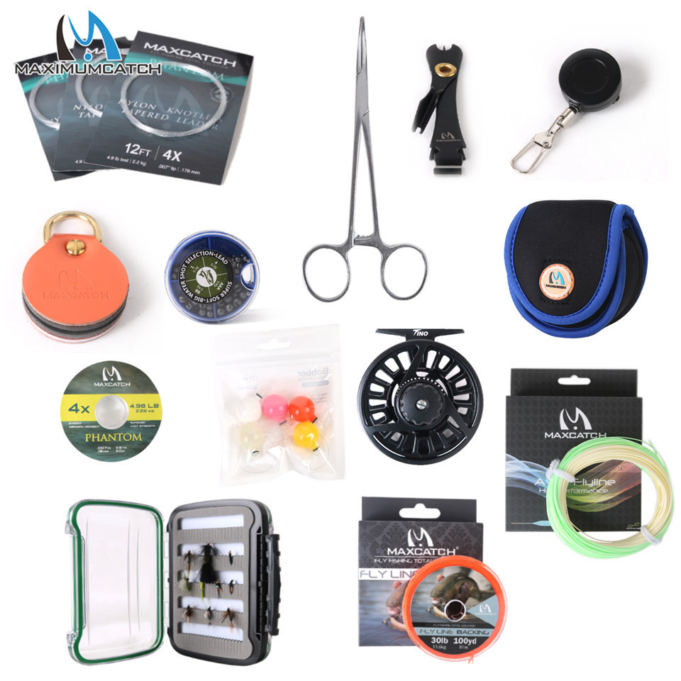 Jual Maxcatch 4-8WT Switch Fly Fishing Rod Full Kit 10-11FT Moderate ...