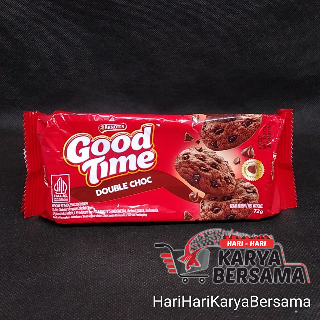 Jual MAKANAN RINGAN BISKUIT ARNOTT'S GOOD TIME DOUBLE CHOC CHOCOCHIPS ...