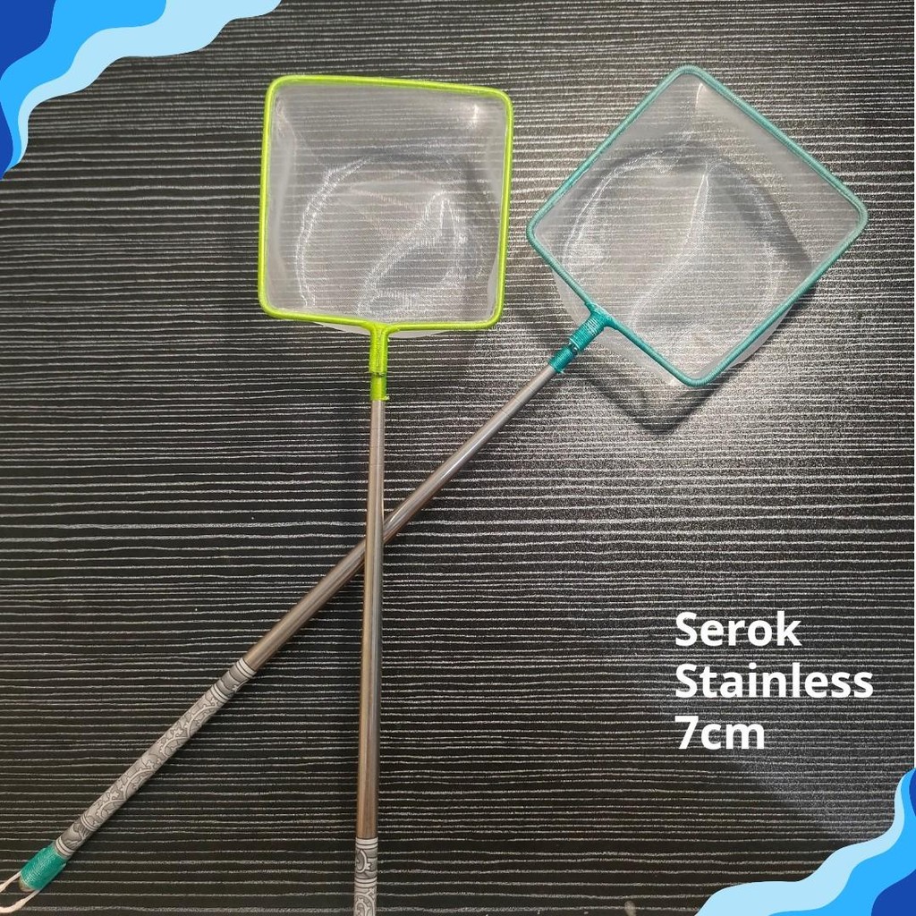 Jual Serok Seser Saringan Jaring Kutir Cupang Guppy Molly Gagang ...