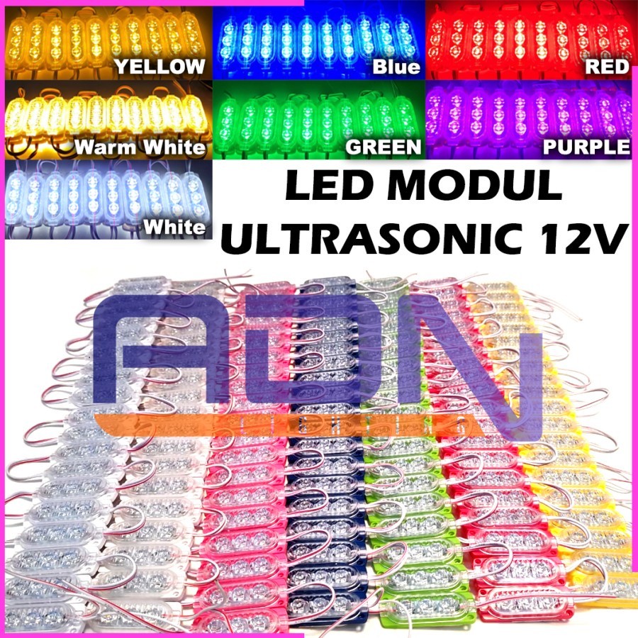 Jual LAMPU LED MODUL ULTRASONIC STRIP 3 MATA SMD 6023 2835 12VOLT 3MATA 12V AdnOfficial | Shopee ...