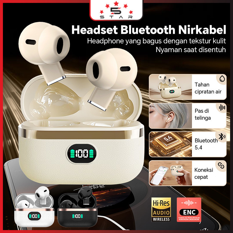 Jual Headphone TWS dengan Tampilan LED Mini Lucu HiFi Earphone ...