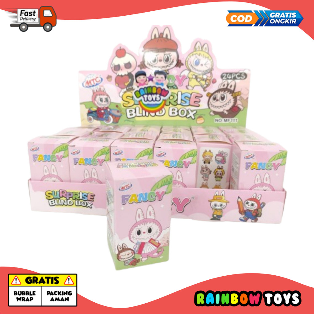 Jual Mainan Kejutan Blind Box Labubu Mainan Hadiah Kejutan Kotak Labubu ...