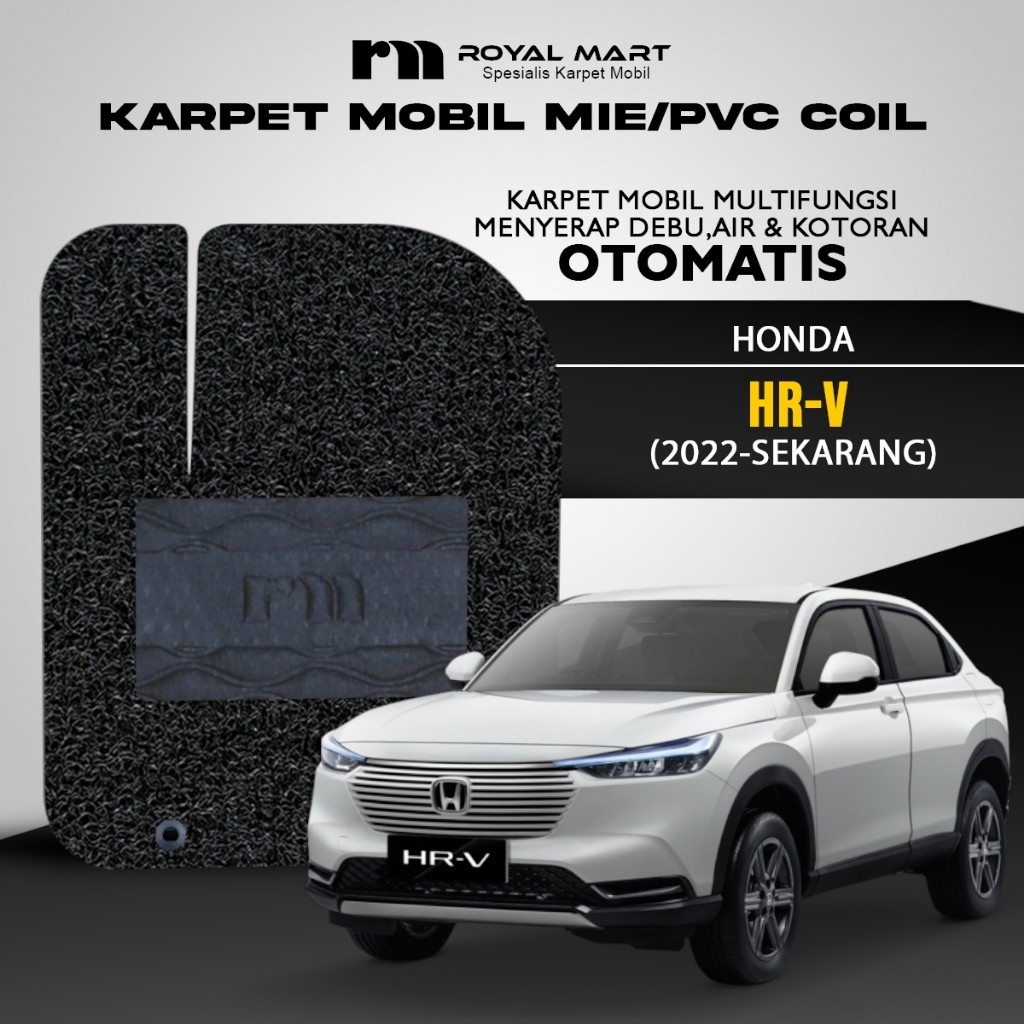 Jual ROYAL MART Karpet Mobil Mie Premium HONDA HRV 2022-2024 Full Set ...