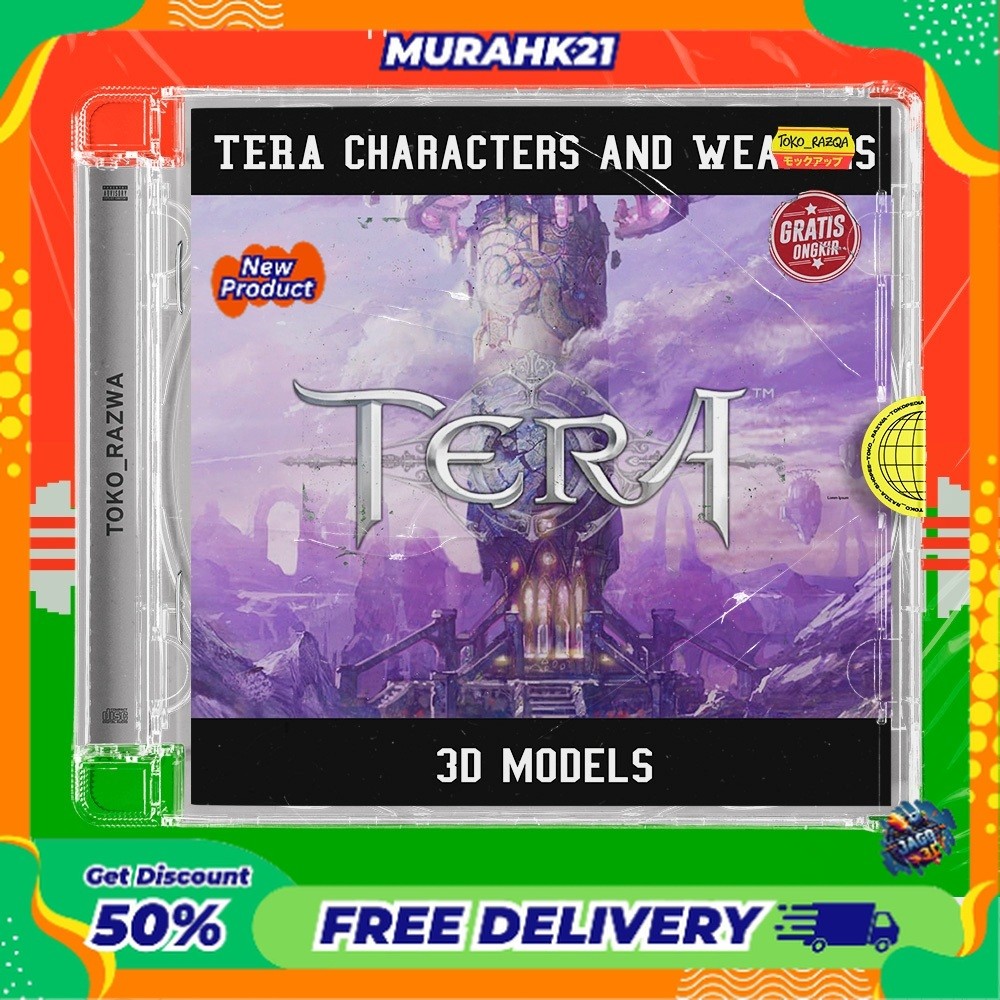 Jual 3D Models - TERA Characters and Weapons Models For Blender ...