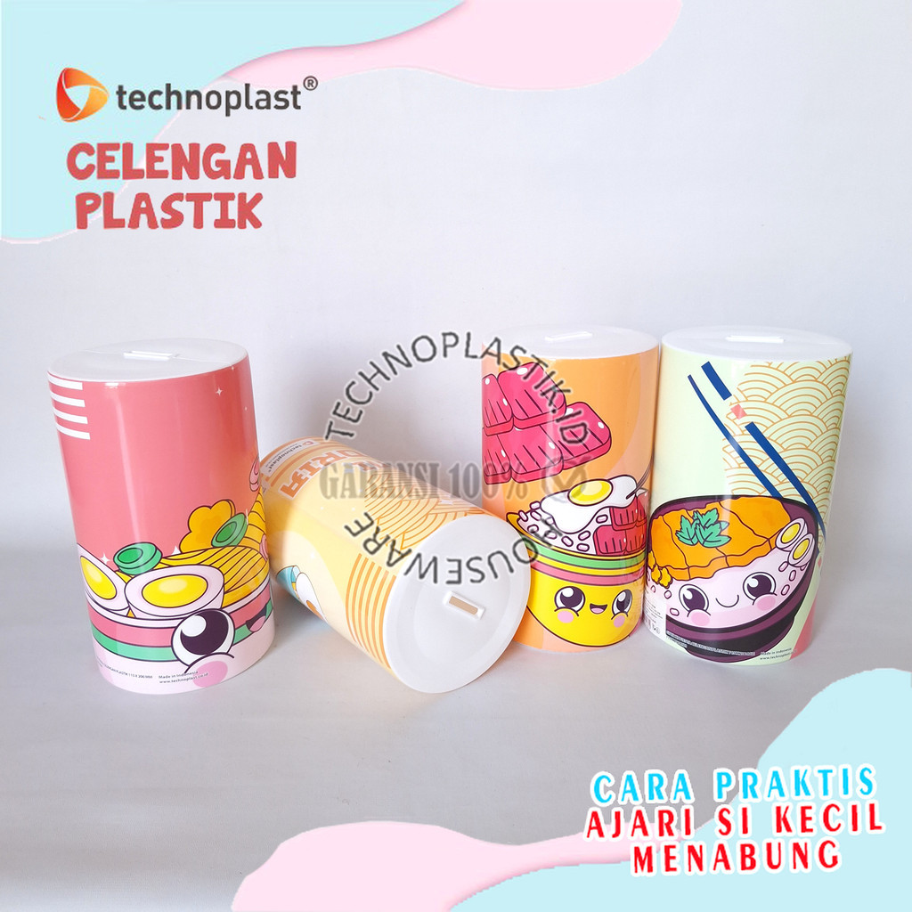 Jual TECHNOPLAST Coin Bank | Celengan Plastik 115 X 200 Mm GYUDON ...