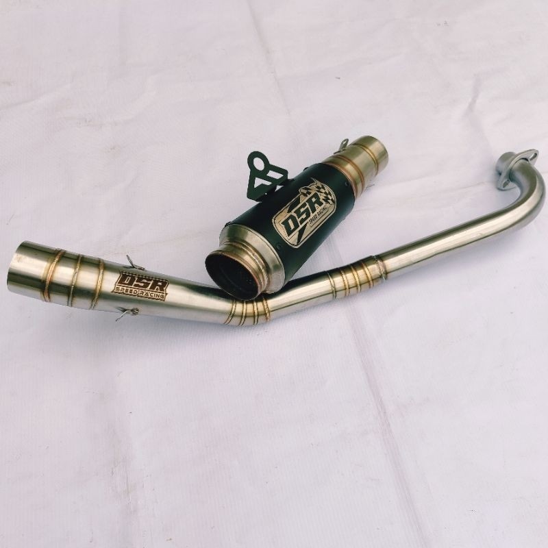 Jual Knalpot DSR Dragbike Sleep Engine Type CP3 Black Coating JUPITER ...