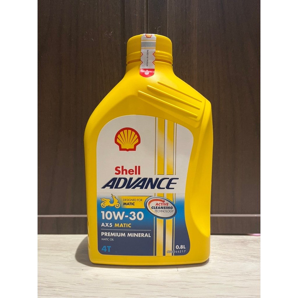 Jual Shell Advance AX5 10W-30 Premium Mineral - Oli Motor Matic 800ml (0.8L) | Shopee Indonesia