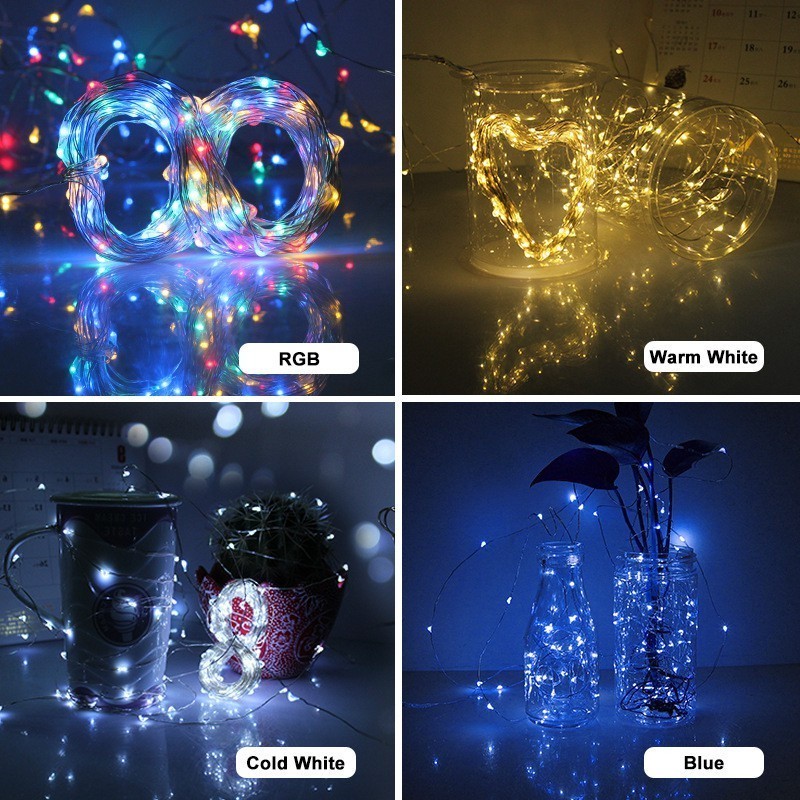 Jual LPL Lampu Tumblr Kawat Mini 10 Meter 100 LED Lampu Hias Tumbler ...
