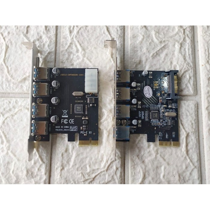 Jual PCIE USB 3 CARD 4 PORT USB 3.0 PCIE CARD | Shopee Indonesia