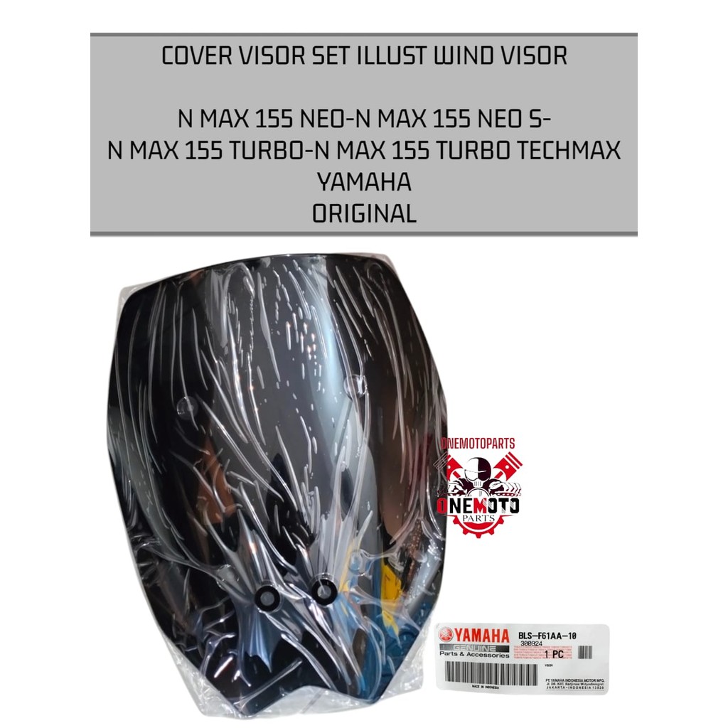 Jual COVER VISOR SET ILLUST WIND VISOR N MAX 155 NEO S TURBO TECHMAX ...