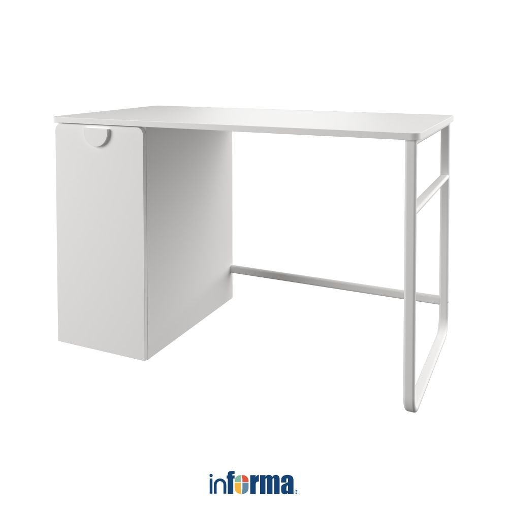 Jual Informa Parviz Meja Kantor - Putih Office Table Furnitur Kantor ...