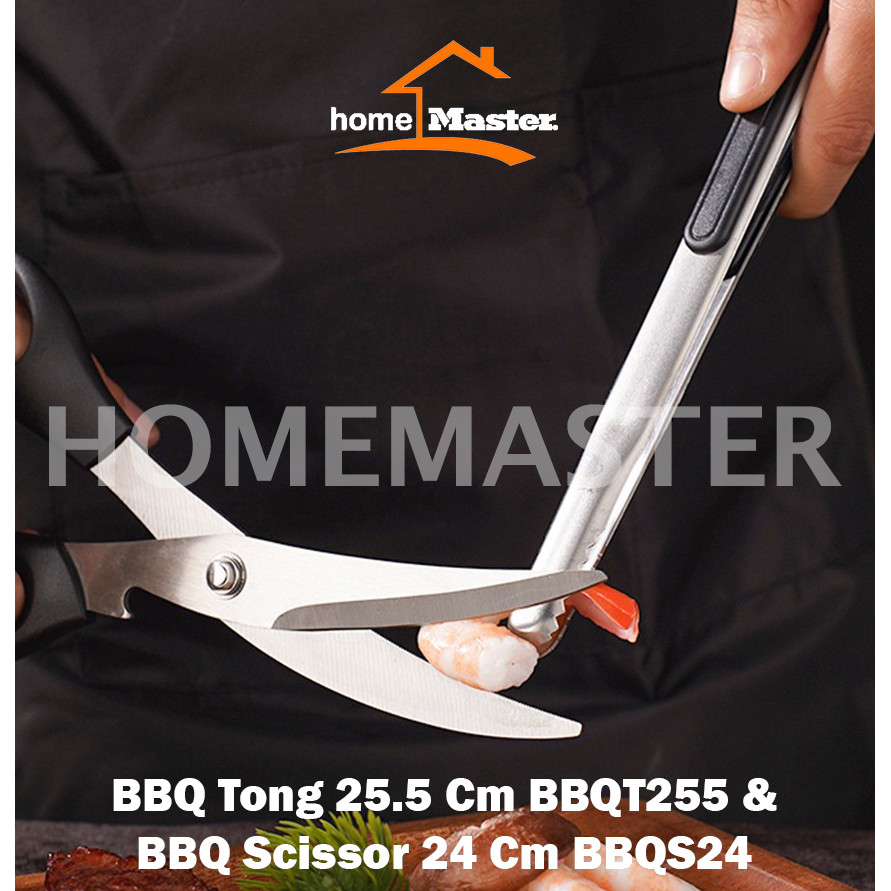 Jual HomeMaster BBQ/Barbecue/Daging/Meat Capitan/Tong/Gunting/Scissor ...