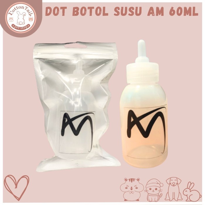 Jual AM Botol Susu HEWAN 60ml - AM Nursing Kit Botol Susu Dot ANABUL ...