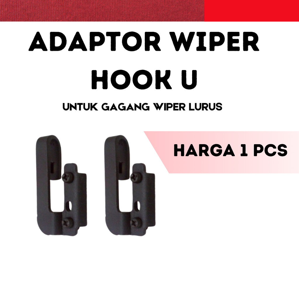 Jual Wiper Adaptor Hook U Baut Penyambung Gagang Wiper 1 PCS | Shopee ...