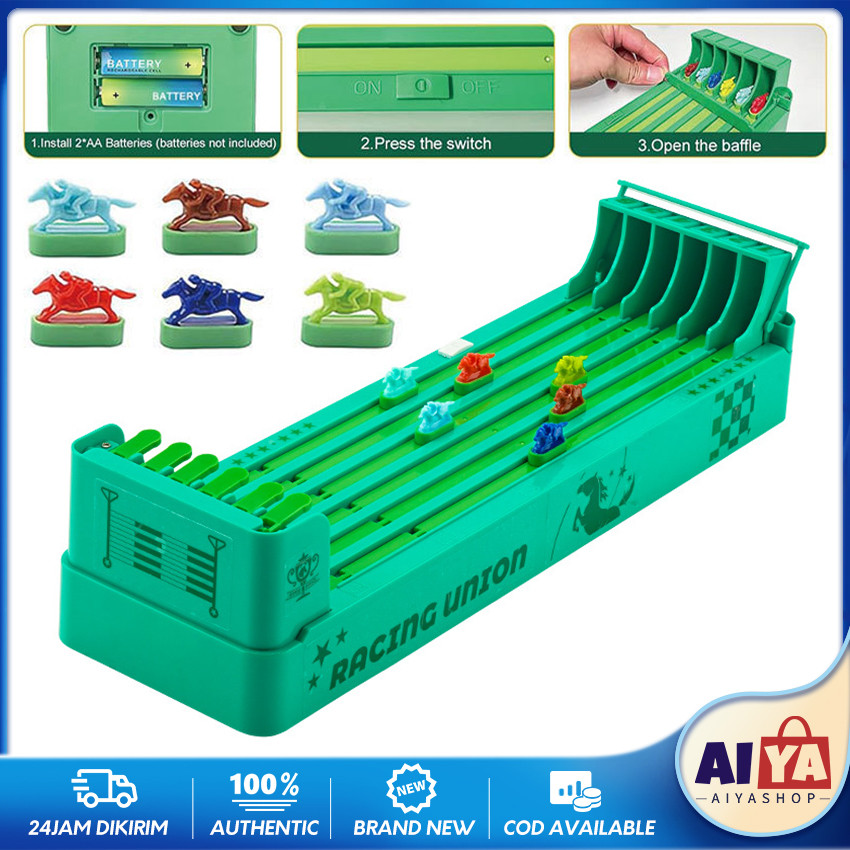 Jual Battle Board Game Mainan Anak Battle Game 6 Kuda Balapan Kuda ...