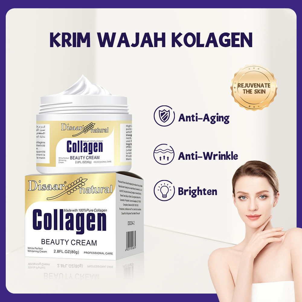 Jual Disaar Krim Wajah Kolagen Anti Aging Facial Moisturizer Face Cream ...