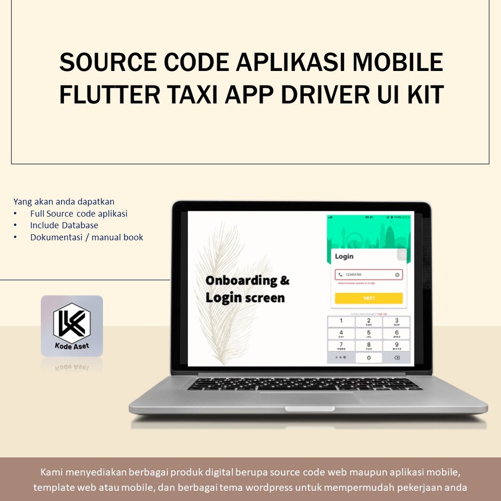 Jual SOURCE CODE APLIKASI MOBILE FLUTTER TAXI APP DRIVER UI KIT | Shopee Indonesia