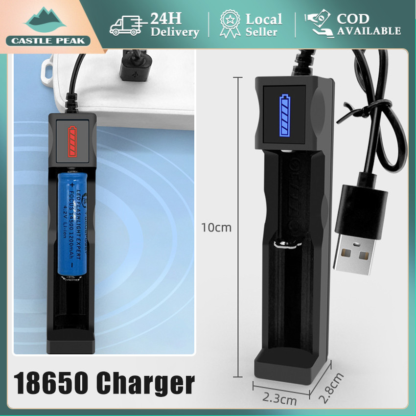 Jual Charger USB Baterai 18650 Auto Cut Off Otomatis Cas Batre isi ...