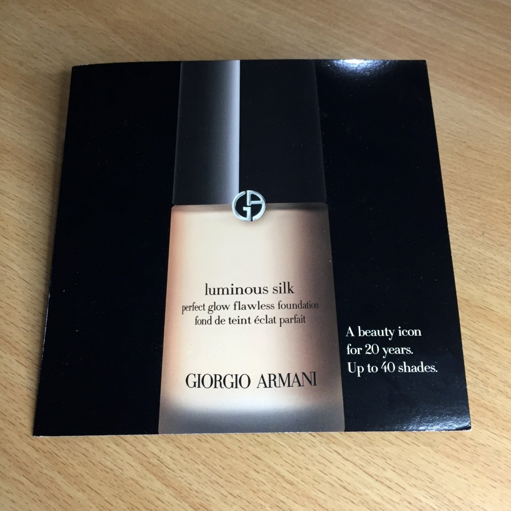 Jual Foundation Luminous Silk Perfect Glow Flawless Foundation Sample ...