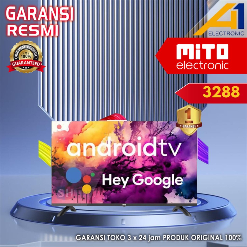 Jual MITO LED TV 3288 Smart Google TV Android 32 Inch 11 HD | Shopee Indonesia