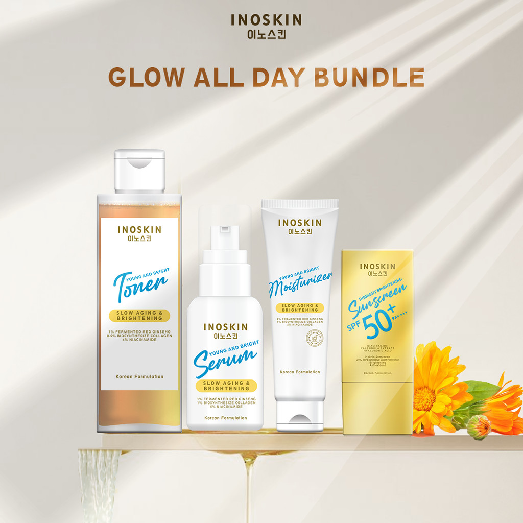 Jual Inoskin Glow All Day Bundle | Shopee Indonesia