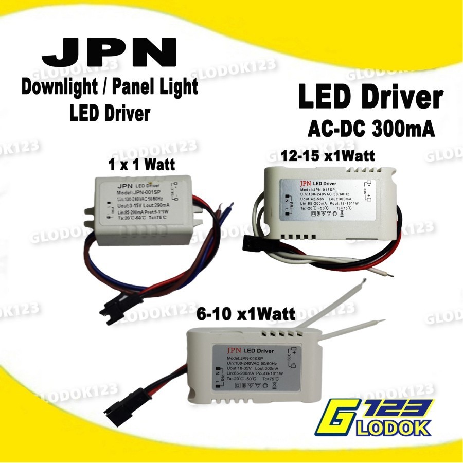 Jual LED Driver 1*1Watt, 3-5*1Watt, 6-10*1Watt, 12-15*1Watt Casing ...