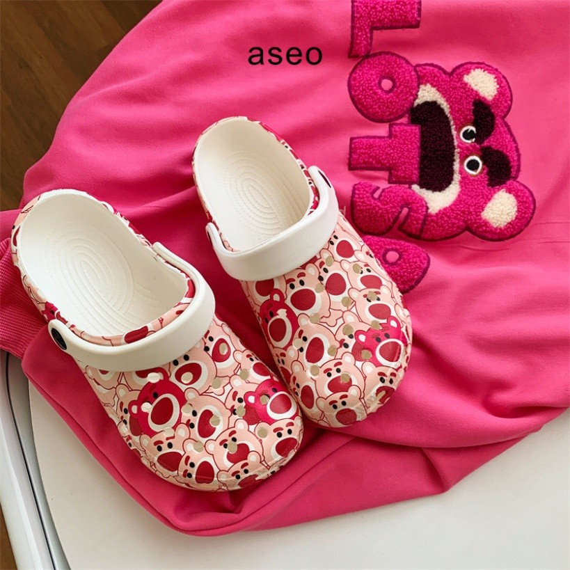 Jual Aseo Sandal Wanita Baim Clog Lotso Terbaru Slip on Kodok Import ...