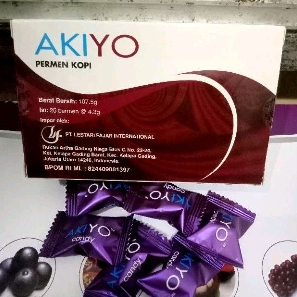 Jual Permen Akiyo Candy isi 25Pcs Garansi Original | Shopee Indonesia