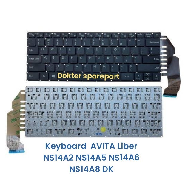 Jual Keyboard Laptop AVITA Liber NS14A2 NS14A5 NS14A6 NS14A8 DK ...