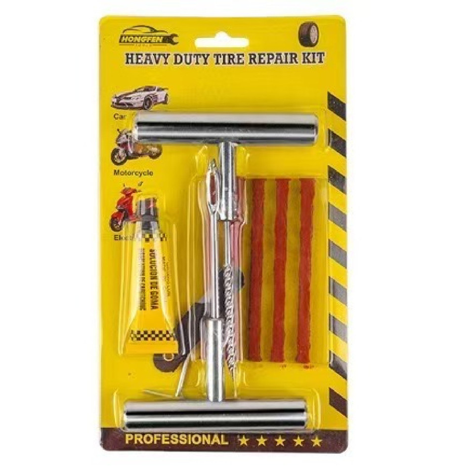 Jual Alat Tambal Ban Tubles Tubeless 9pcs 13pcs Bocot Motor Mobil Tire ...