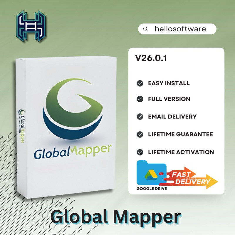 Jual Global Mapper Pro v26.0.1 Build 100924 Full Version (Versi Terbaru) | Shopee Indonesia