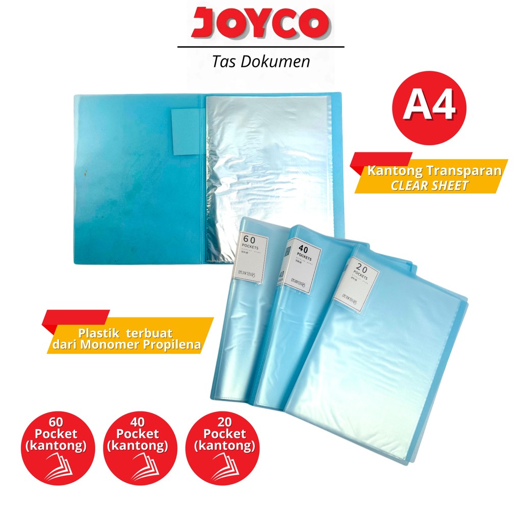 Jual Document Keeper Clear Holder Map File Dokumen Folder A4 Display ...