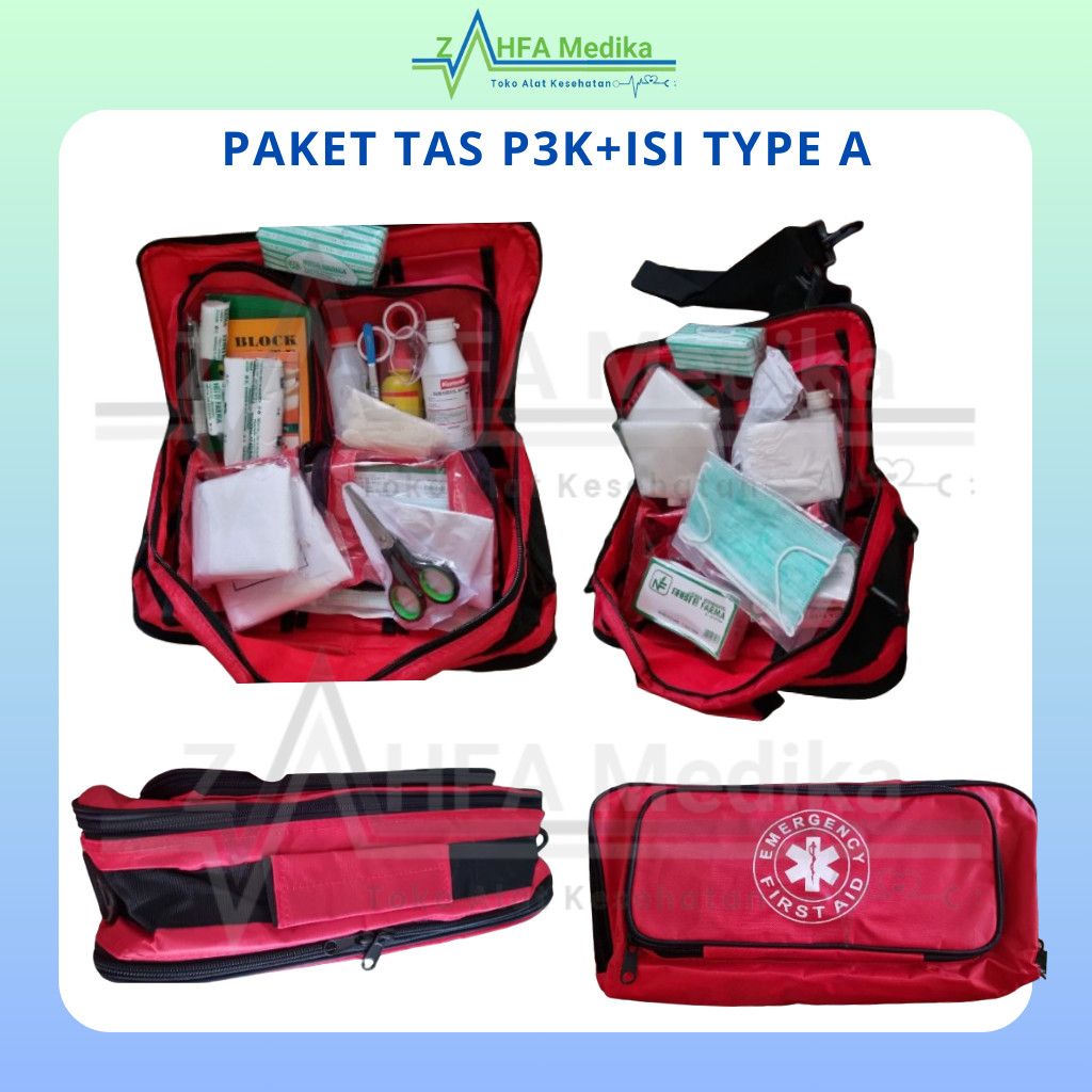 Jual Paket Tas + ISI Emergency Paket A / P3k Tas Plus dengan Isi ...