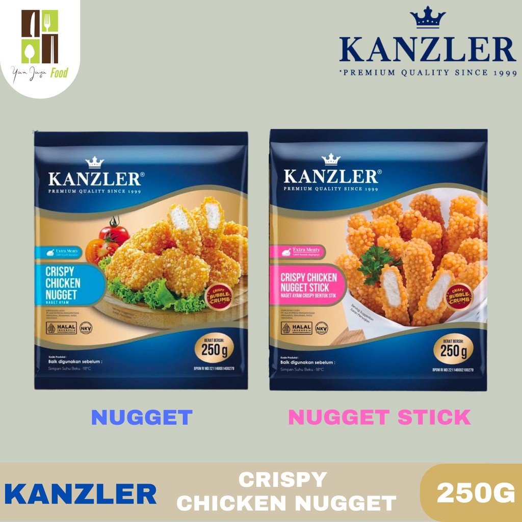 Jual Kanzler Crispy Chicken Nugget / Nugget Stick / Naget Bubble ...