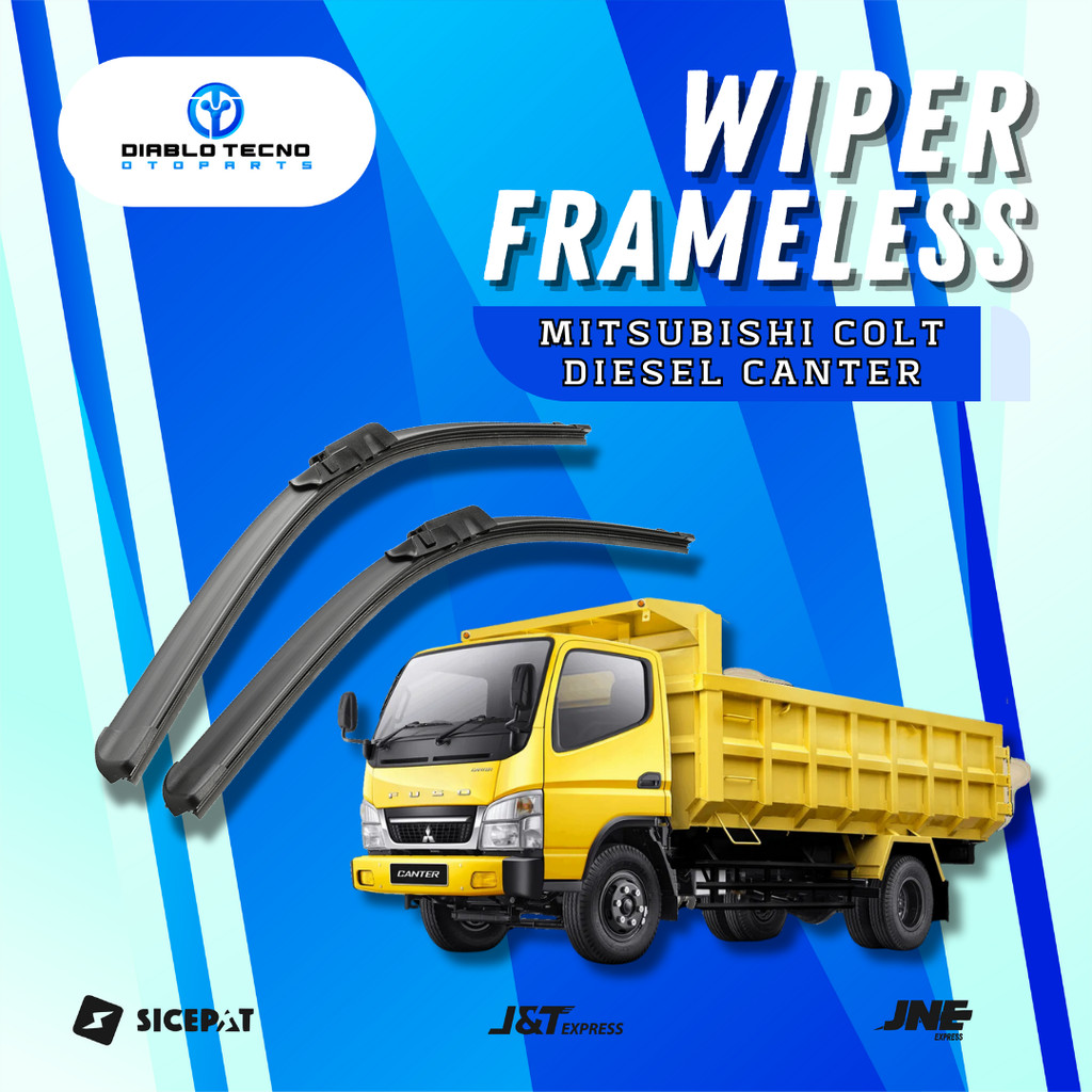 Jual Wiper Mobil Depan Mitsubishi Truk Colt Diesel Canter Tanpa Rangka ...