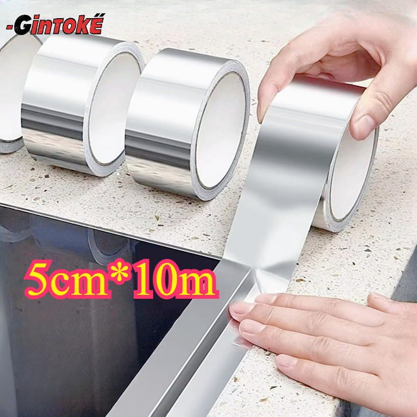 Jual Lakban Aluminium Foil Tape 10 Meter - Isolasi Waterproof & Tahan ...