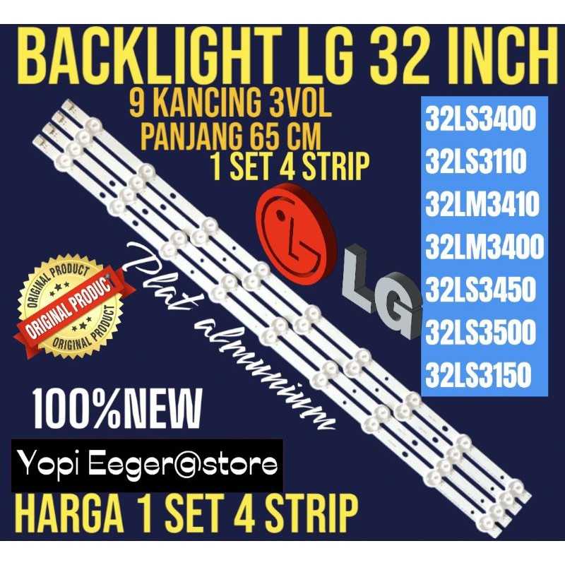 Jual BACKLIGHT TV LCD LED LG 32 INCH 32LS3400- 32LS3110- 32LS3450- 32LS3500 32LM3400- 32LM3450 ...